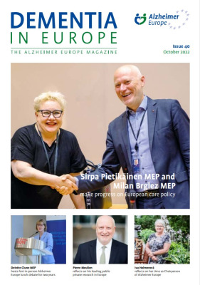 Alzheimer Europe Press release - Dementia in Europe magazine issue 40 ...